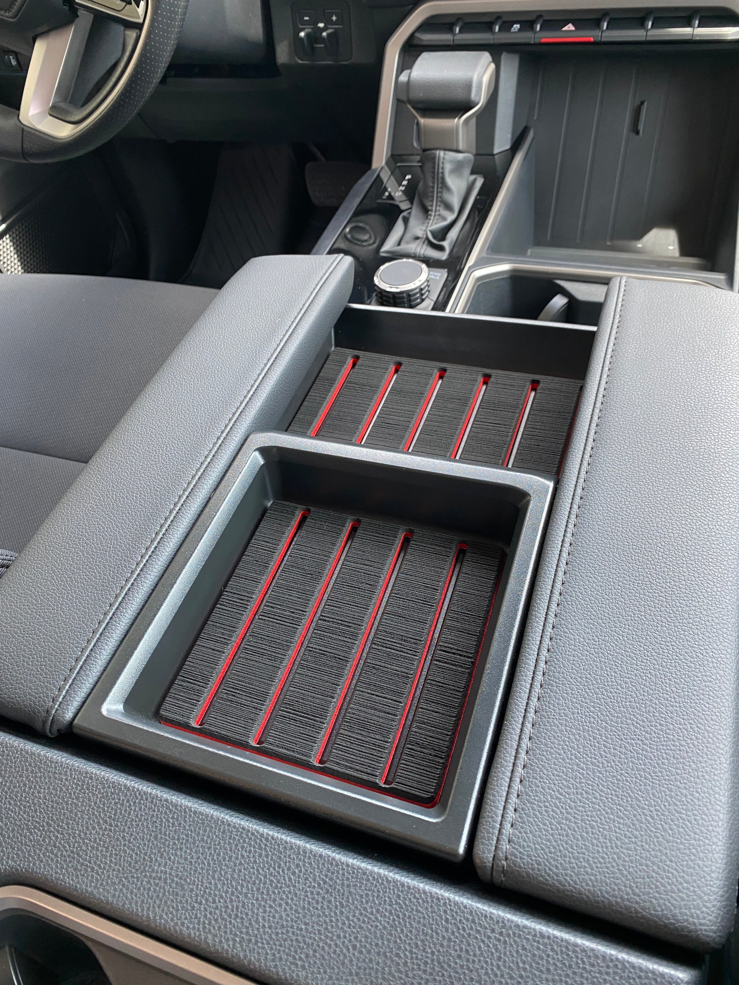 Center Console Foam Inserts Fits 2022-2025 Toyota Tundra & 2023-2025 T ...